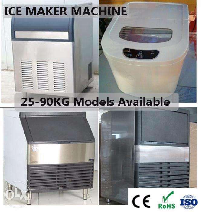Ice Maker Ice Maker Machine Heavy Duty 25kg to 90KG Ice Making, TV ...