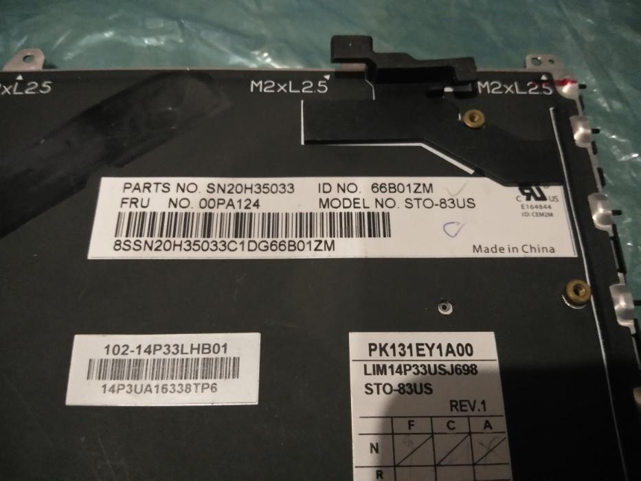 Lenovo Thinkpad Yoga x260 Backlit keyboard, Computers & Tech, Parts ...