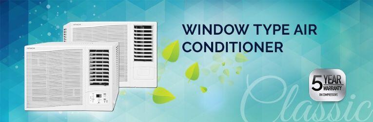 Hitachi Window Type Aircon, TV & Home Appliances, Air Conditioning and ...