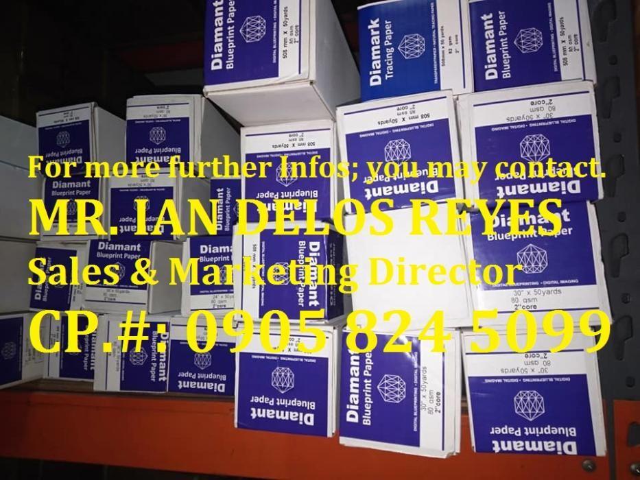 Diamark and Diamant Brand Tracing Plotter Mylar Blueprint Consumables ...