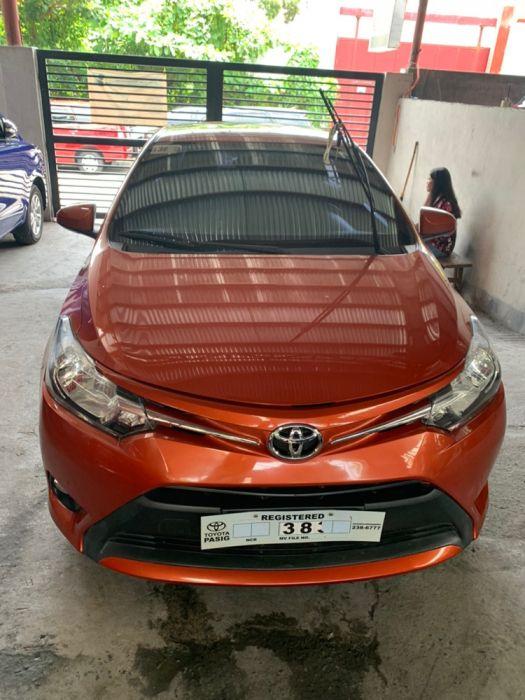 2015 Vios 13 E Automatic Orange, Cars for Sale on Carousell