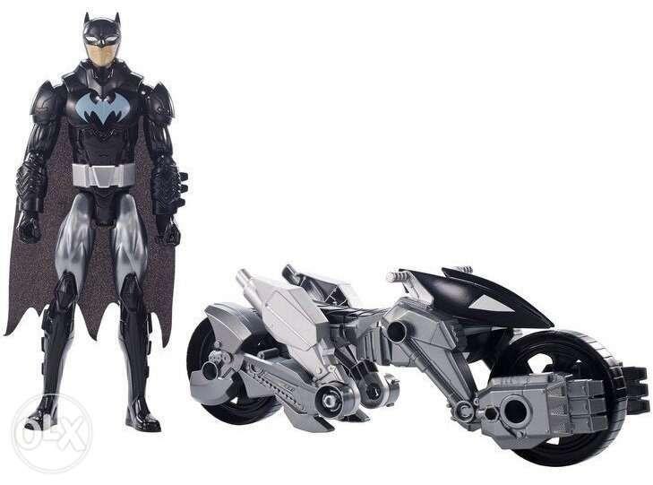 DC Mattel Justice League Action Batman Steppenwolf Bat Man Batcycle ...