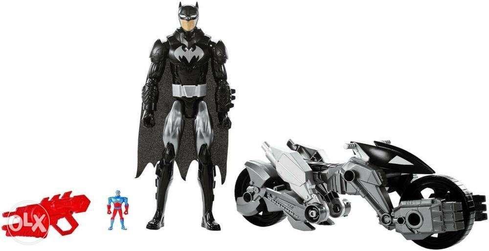 DC Mattel Justice League Action Batman Steppenwolf Bat Man Batcycle ...