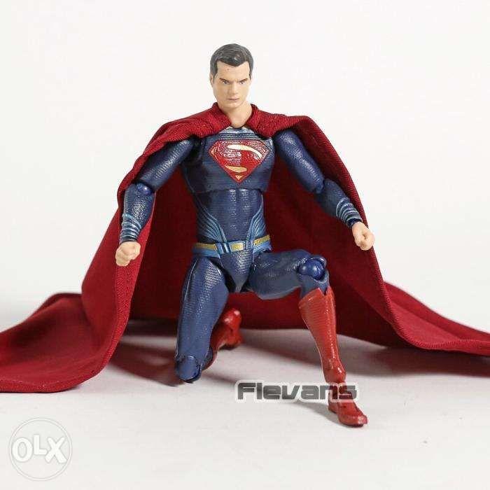 DC SHF Justice League Man of Steel Superman Super Man Figure Toy ...