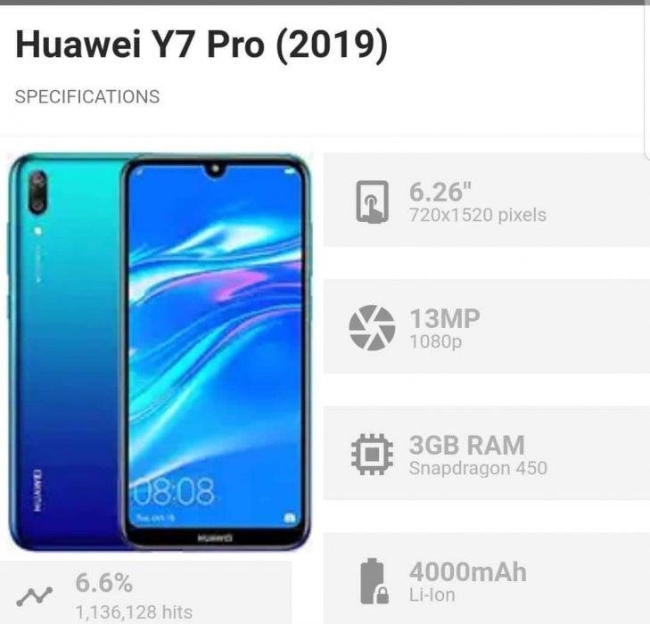 Huawei y7 pro 2019 brand new, Mobile Phones & Gadgets, Mobile Phones ...