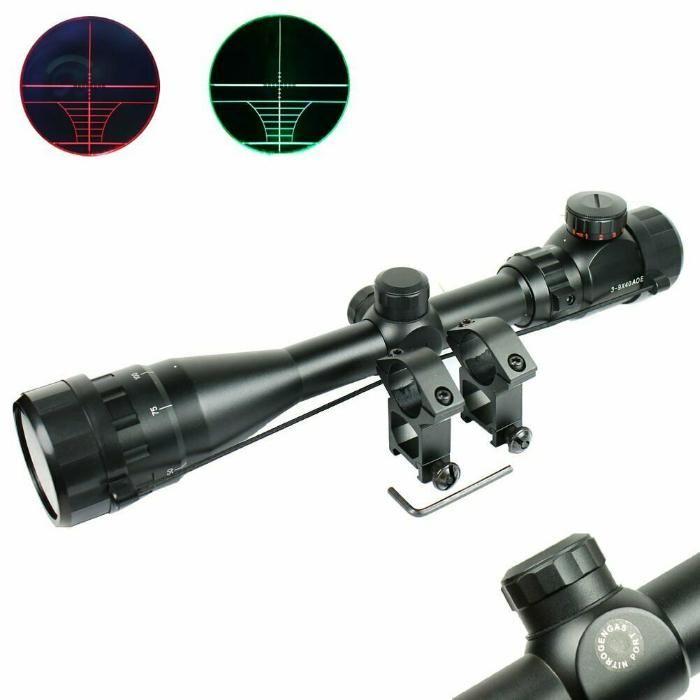 Bushnell 3-9x40 AOEG Airsoft Red Green Target Dot Optic Sniper Rifle ...