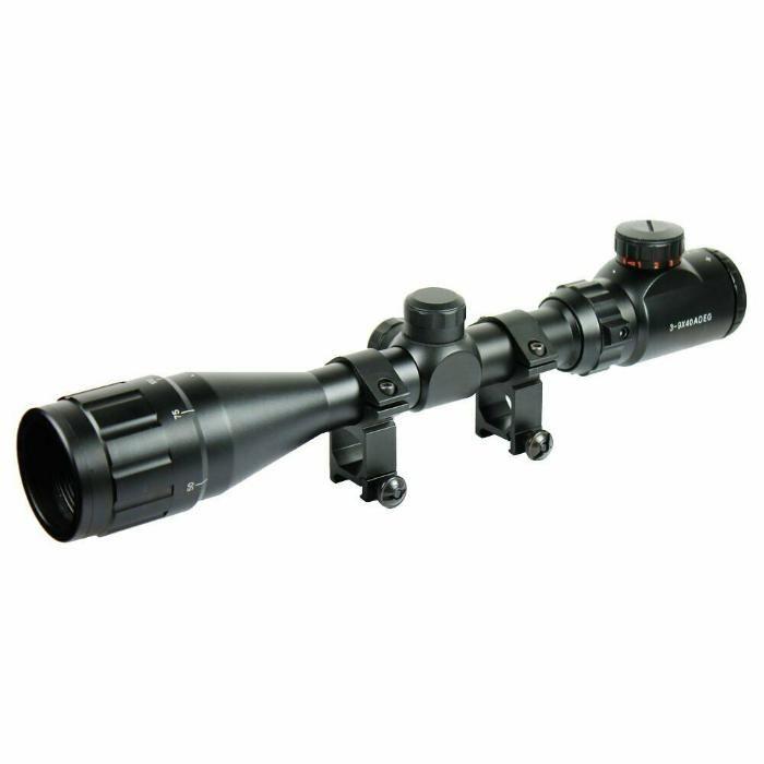 Bushnell 3-9x40 AOEG Airsoft Red Green Target Dot Optic Sniper Rifle ...