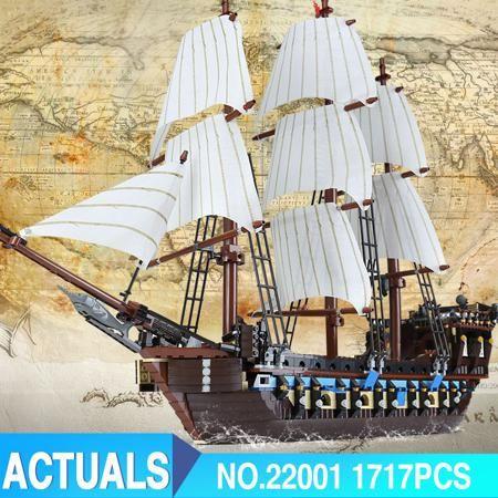 Lepin Lego The Imperial Flagship Navy Pirate Ship Sail Boat Model Toy ...