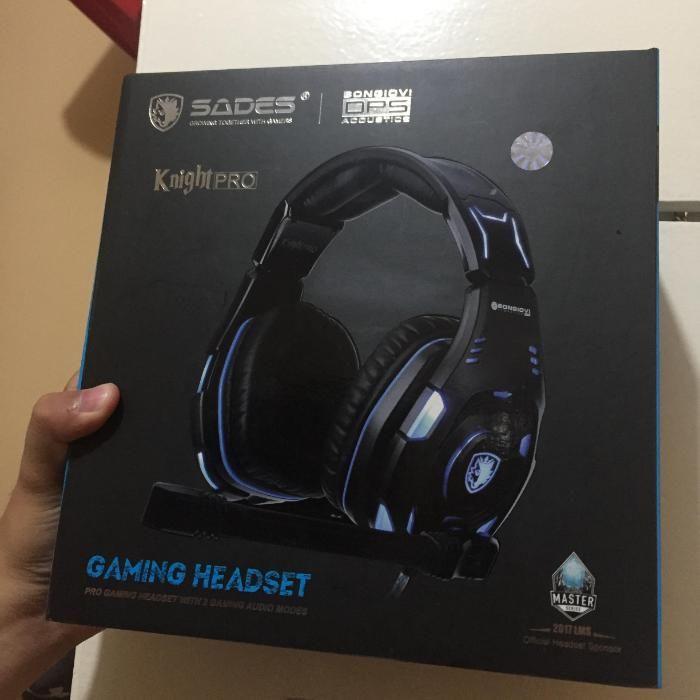 Sades Knight Pro Gaming Headset, Audio, Headphones & Headsets on Carousell
