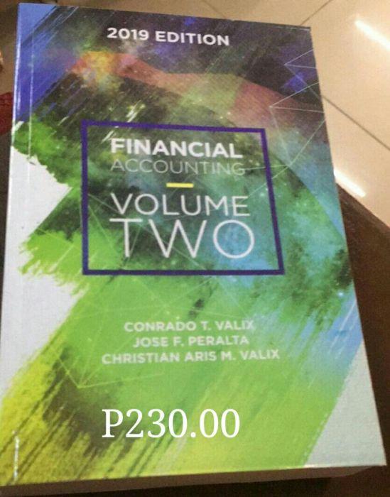 Financial Accounting Volume 2 2019 Edition By Valix, Hobbies & Toys ...
