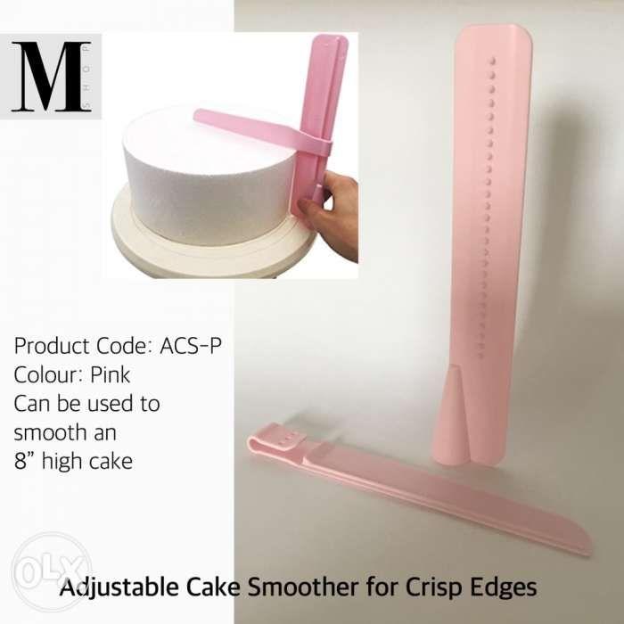 Adjustable Cake Smoother for Crisp Sharp Edges, Furniture & Home Living ...