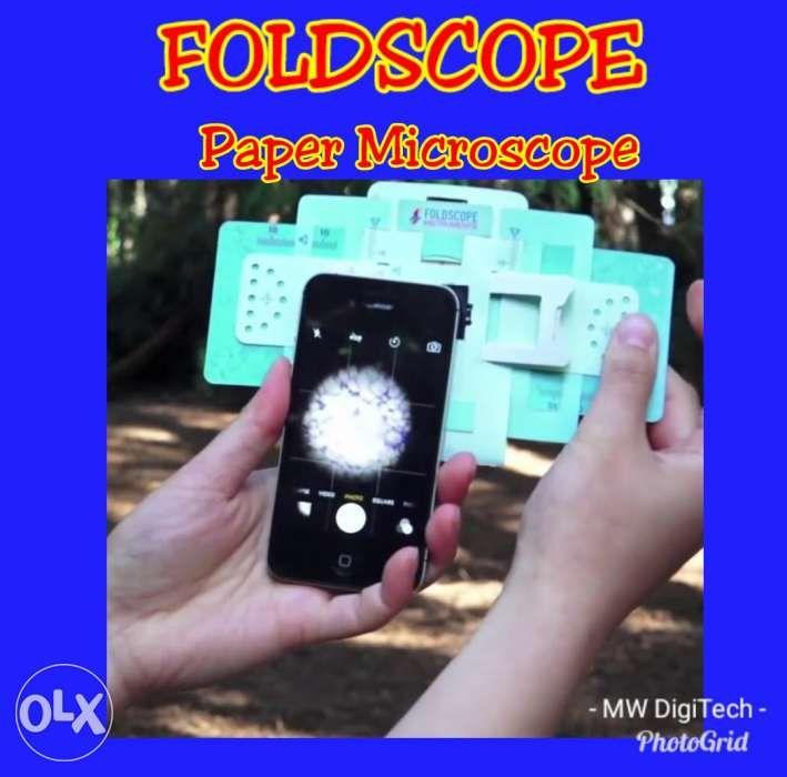 Foldscope Paper Microscope, Mobile Phones & Gadgets, E-Readers on Carousell