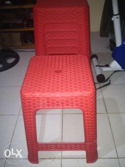 Stackable plastic chairs, Furniture & Home Living, Home Improvement ...