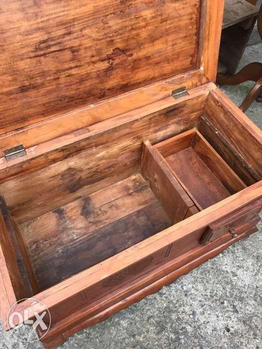 antique heavy solid molave baul chest, Hobbies & Toys, Memorabilia ...