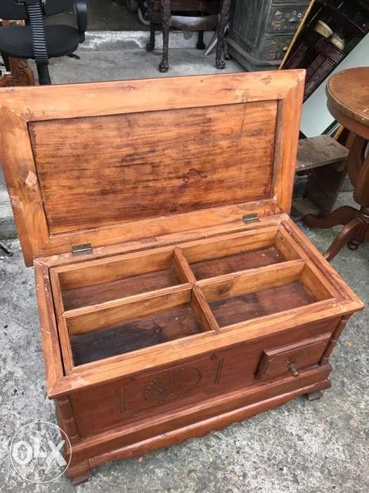 antique heavy solid molave baul chest, Hobbies & Toys, Memorabilia ...