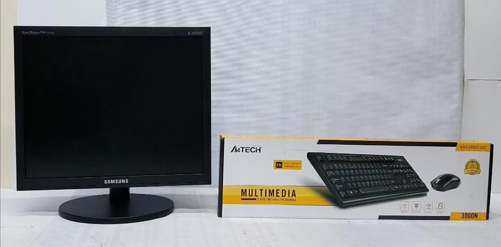 Samsung SyncMaster B1740 17-inch LCD Monitor with A4TECH 3000N USB ...
