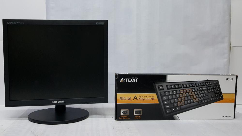 Samsung SyncMaster B1740 17-inch LCD Monitor with A4TECH KRS-85 USB ...