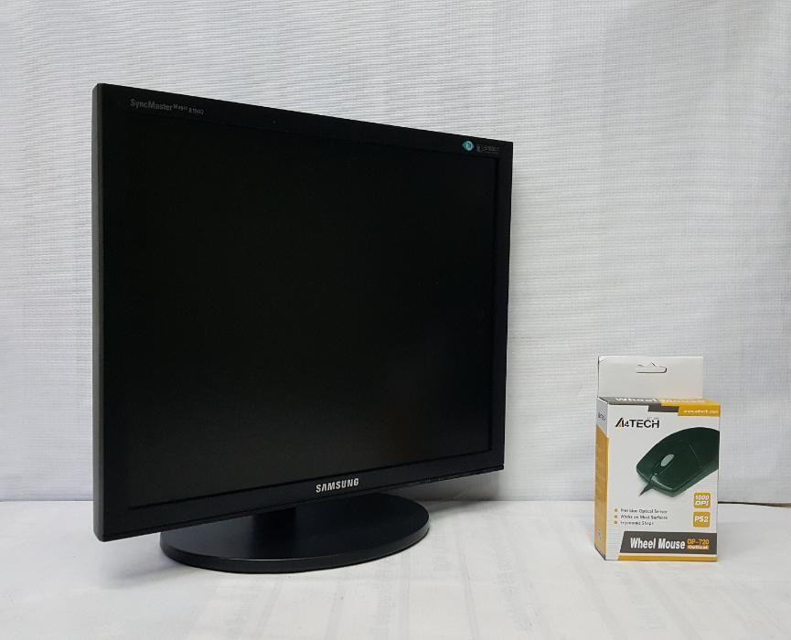 Samsung SyncMaster B1940 19-inch LCD Monitor with A4Tech OP-720 PS/2 ...