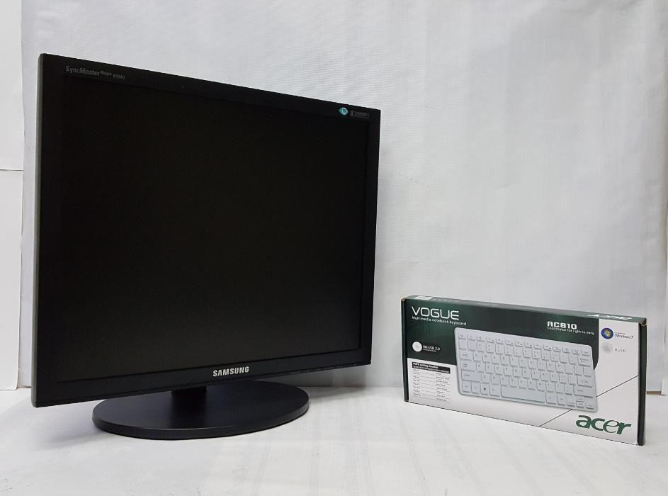 Samsung SyncMaster B1940 19-inch LCD Monitor with SONY VAIO AC810 USB Mini Keyboard, TV & Home ...