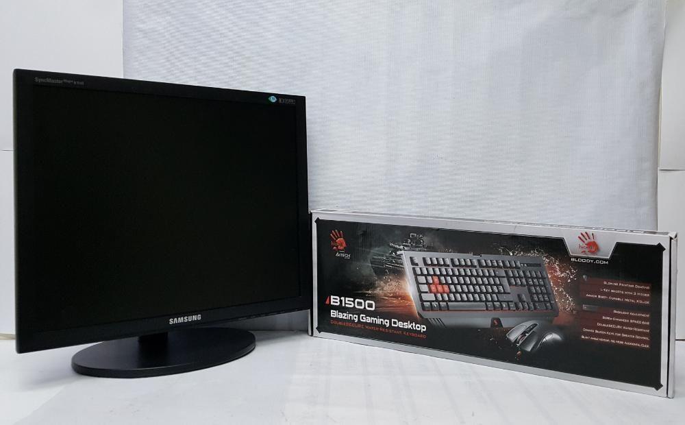 Samsung SyncMaster B1940 19-inch LCD Monitor with A4TECH BLOODY B1500 ...