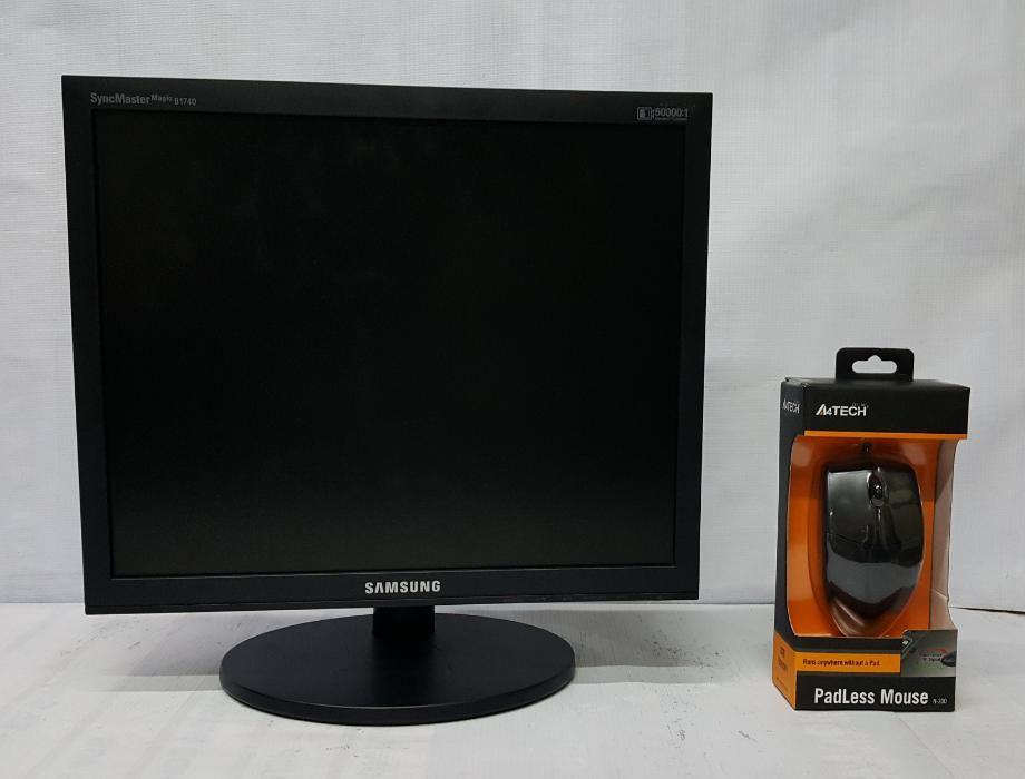 Samsung SyncMaster B1740 17-inch LCD Monitor with A4Tech N-300 USB ...