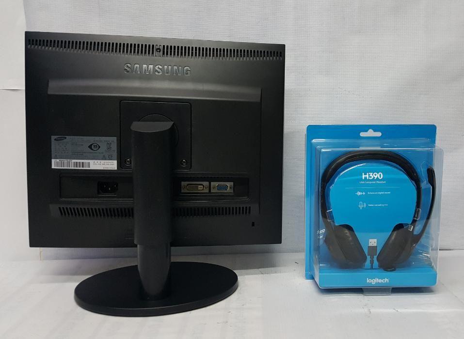 Samsung SyncMaster B1740 17-inch LCD Monitor with LOGITECH H390 USB ...