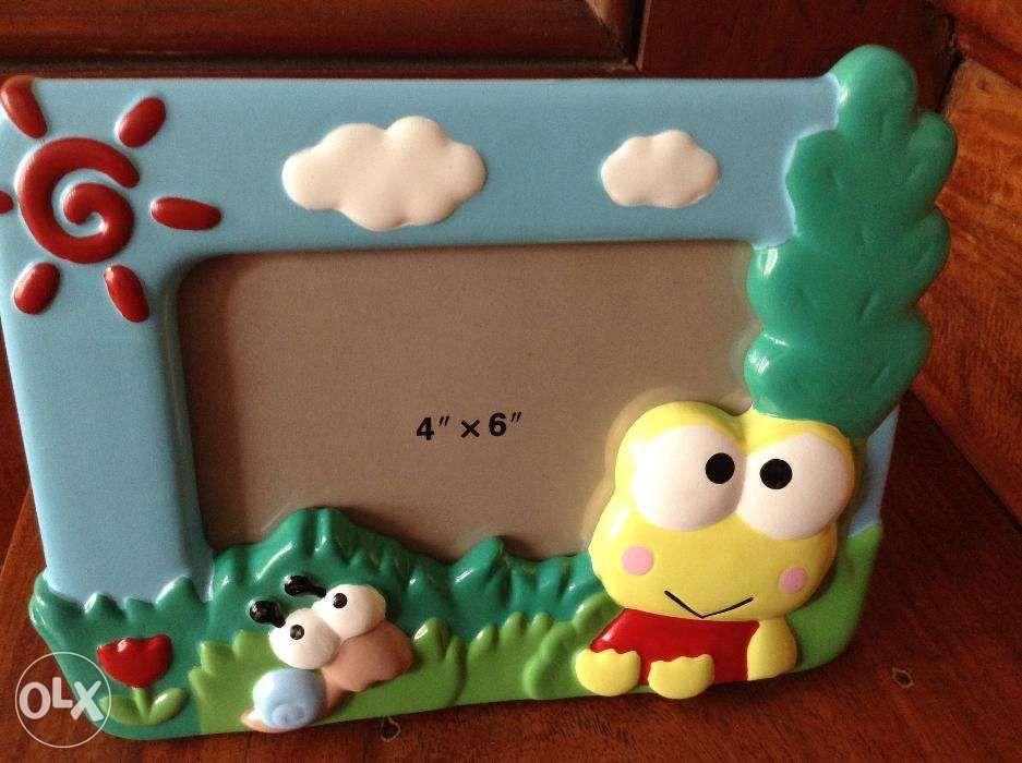 Picture Frames Sanrio KeroKeroppi Floral Gardening Bear Blue, Furniture ...