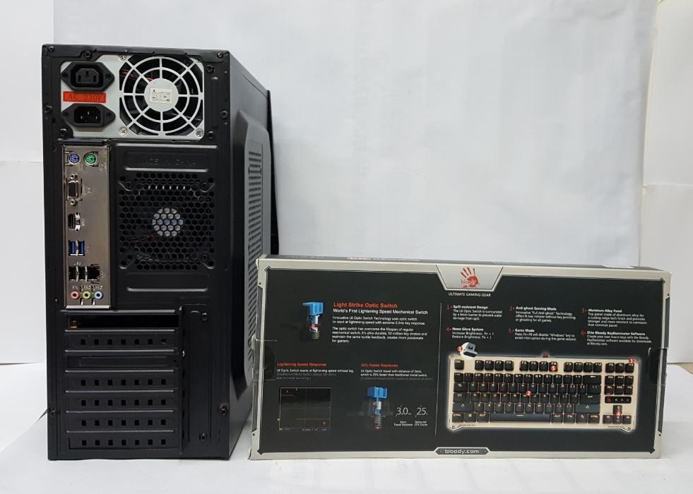 Intel Core i5-8400 2.80GHz TRENDSONIC Mustang Case with BLOODY B830 LK ...