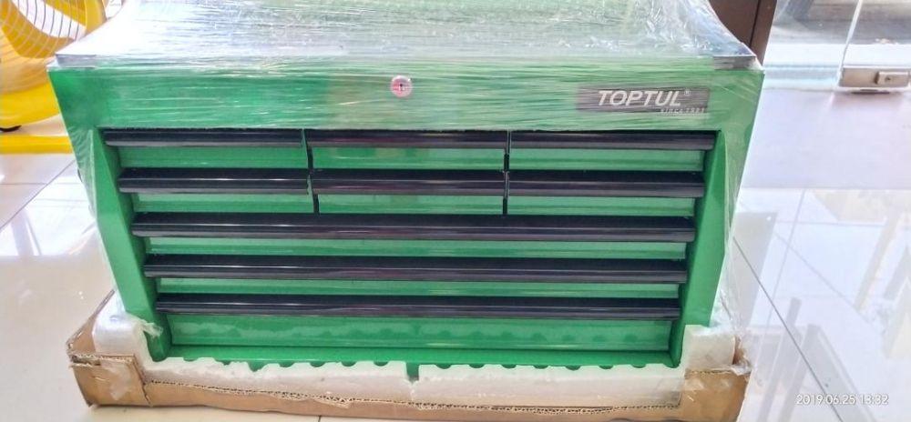 Toptul 9 drawer tool chest set, Furniture & Home Living, Home ...