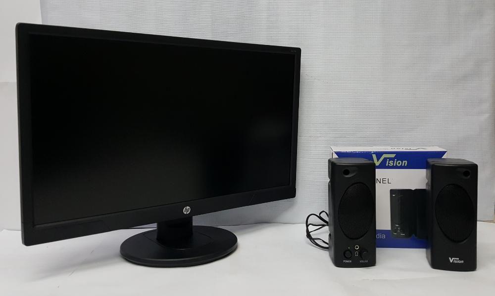 HP V214B 20.7-inch LED Monitor with Vision Multimedia Speaker System 2. ...