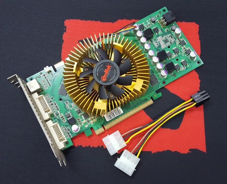 EMTEK 9600GT DDR3 type PCIe Graphic Cards for Mid Games 08, Computers ...