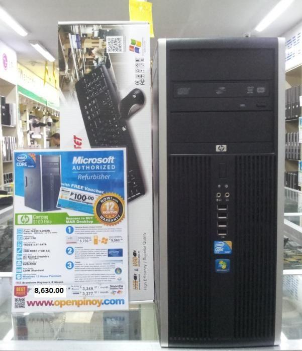 1st Gen Core i5 HP 8100 Mid Tower Desktop, Computers & Tech, Desktops ...