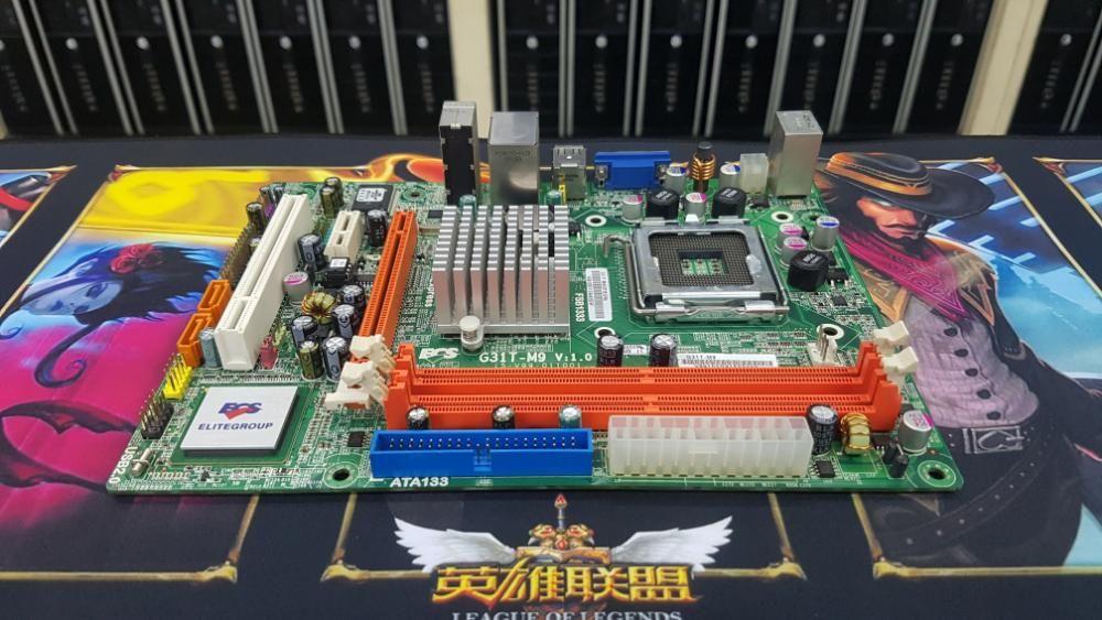 Used G31 ECS Socket 775 DDR2 Socket 775 and E7200 Dual Core Processor ...