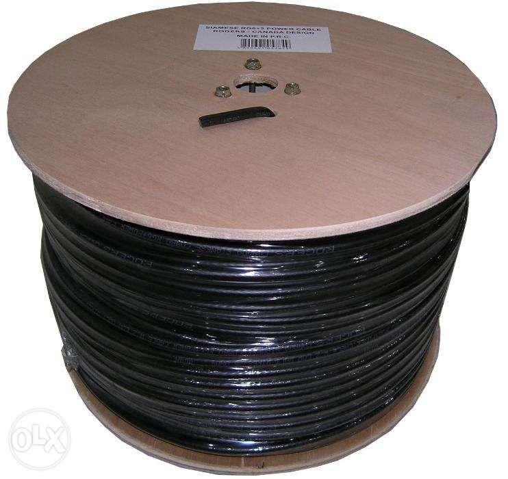 Rogers Canada Siamese Cable Wire RG 6 2PC 305m, Furniture & Home Living ...