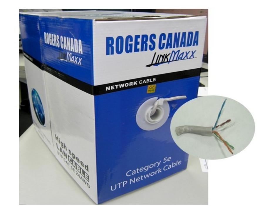 Rogers Canada Cat5E UTP Cable 305m, Furniture & Home Living, Security ...