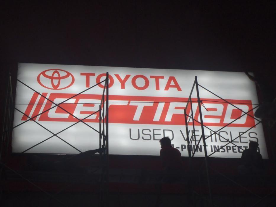 Lighted Panaflex Signage Outdoor, Commercial & Industrial, Construction ...