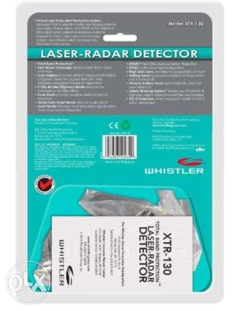 Whistler XTR130 Radar Laser Detector 360 Degree Protection ZQ019U ...