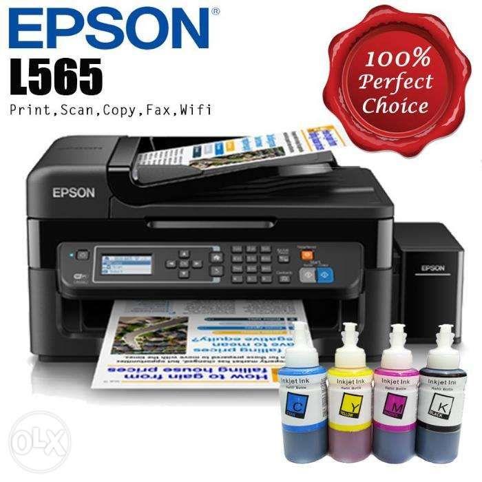 Epson L565 WiFi AllinOne Ink Tank Printer, Computers & Tech, Printers ...