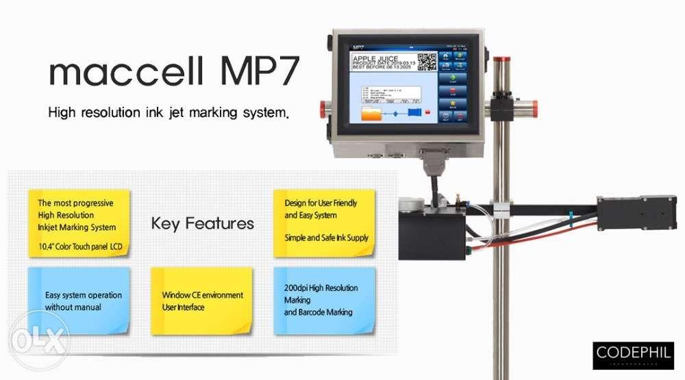 Maccell MP7 Box Printer DOD High Res Carton Coder Printing Machine ...
