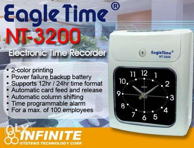 NT3200 electronic heavy duty time recorder bundy clock, Computers ...
