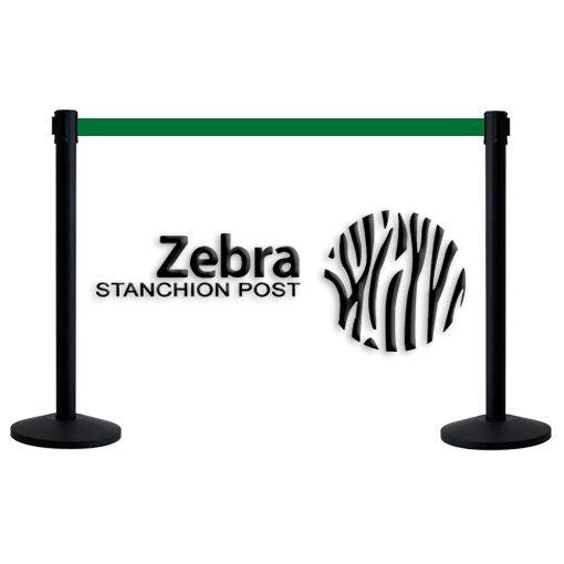 Zebra brand stanchion post crowd control barrier, Furniture & Home ...