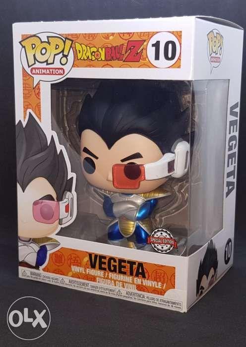 Authentic Funko Pop Vegeta Metallic No 10 Dragon Ball DBZ, Hobbies ...