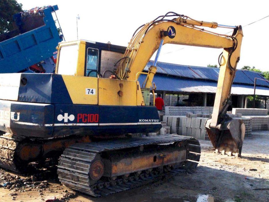 Backhoe for sale Komatsu PC100-3, Special Vehicles, Heavy Vehicles on ...