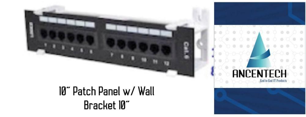 10inch Patch Panel with Wall Bracket 10, Computers & Tech, Parts ...