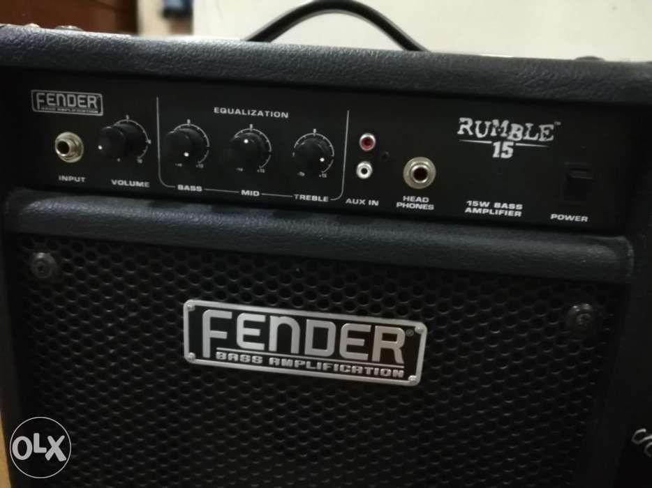 SOLD OUT.. Original Fender bass guitar with 15w bass Amplifier, Hobbies ...