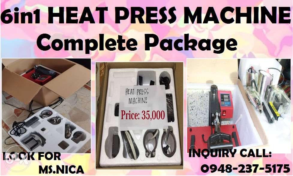 6in1 Heat Press Machine Complete Package, Computers & Tech, Printers ...