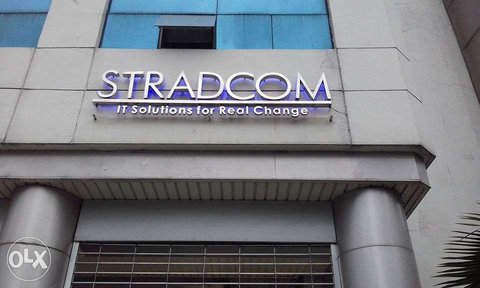 STAINLESS Build Up Signage Brass Letter backlit led direct Fabrication ...