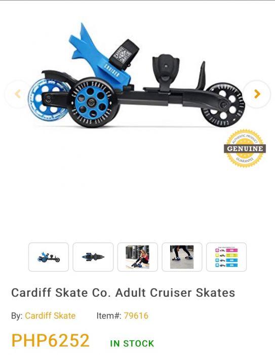 CARDIFF Cruiser Roller Skates Skaters Skates ur Shoes Rollerblades ...