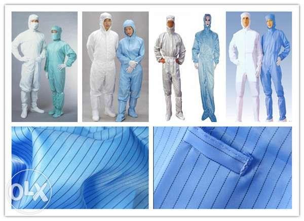 anti static fabric for smock gown and bunny suit, Men's Fashion, Coats ...