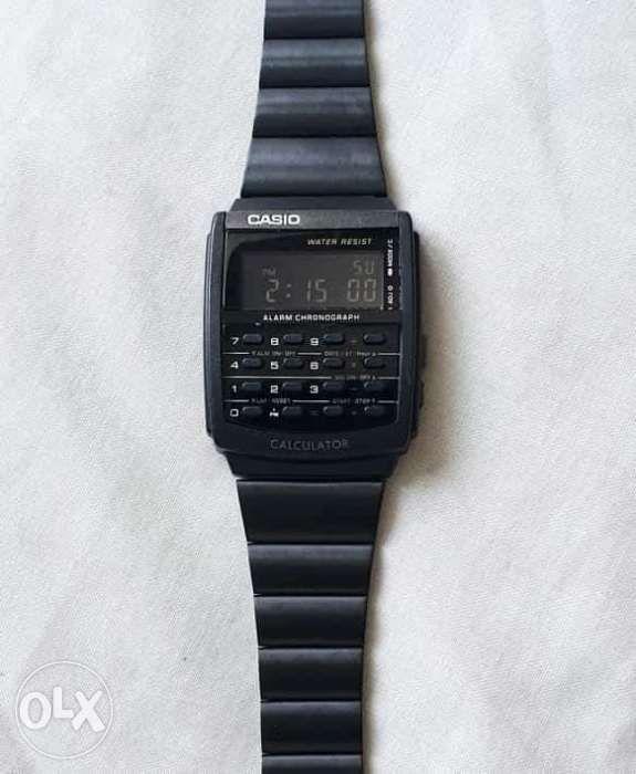Casio retro calculator watch, Men's Fashion, Watches & Accessories ...